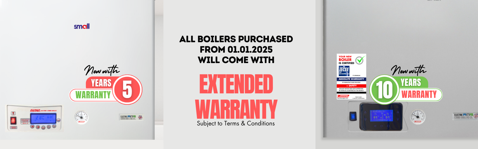 Register your Warranty - Electric Combi Boilers Company
